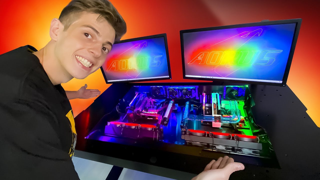 COMO FICOU A MESA GAMER - YouTube