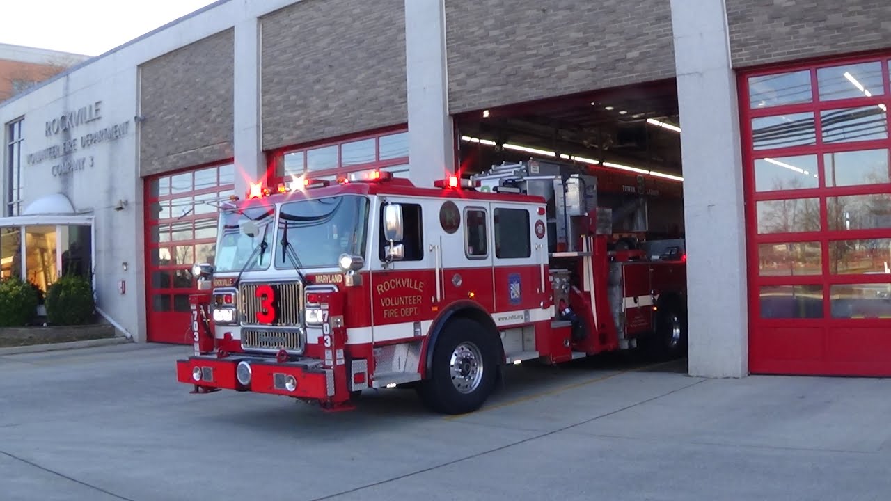 RVFD Tower Ladder 703 Responding - YouTube