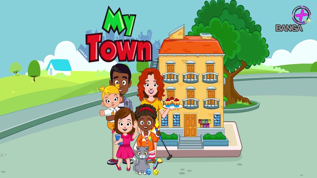 My Town - Best Friends' House games for kids - YouTube