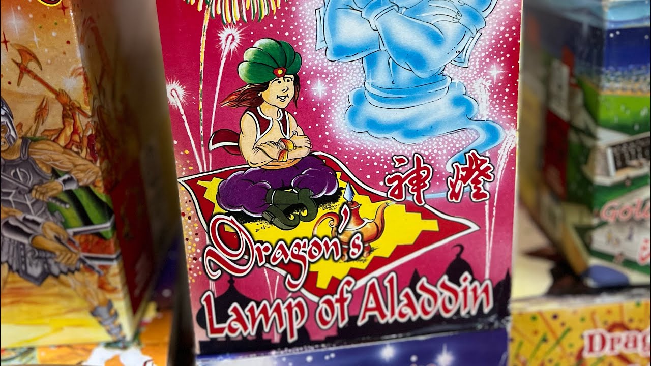 Dragon’s Lamp of Aladdin | Dragon Fireworks | New Year 2022 - YouTube