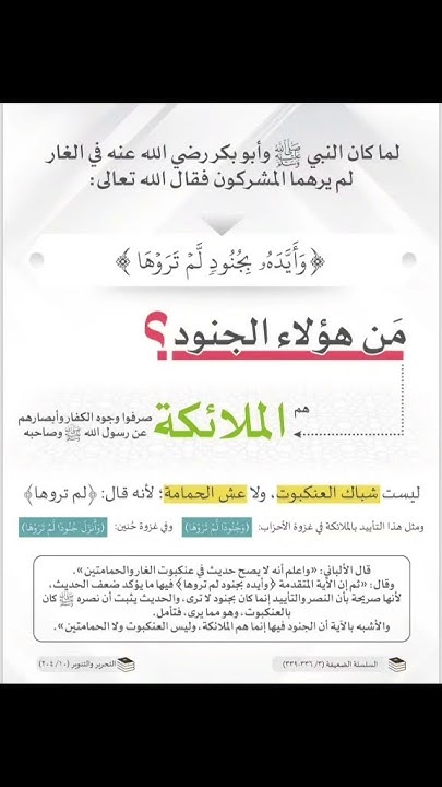 حقيقة قصة العنكبوت والحمامتين على الغار أثناء الهجرة تعلمالنحو اكسبلور تيكتوك محمودالمصري