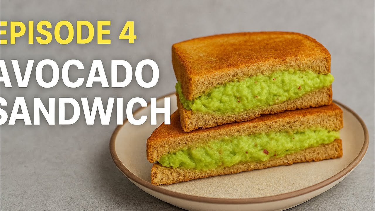 🥑 Avocado Sandwich Magic: Indian Twist | Quick & Healthy Breakfast ...
