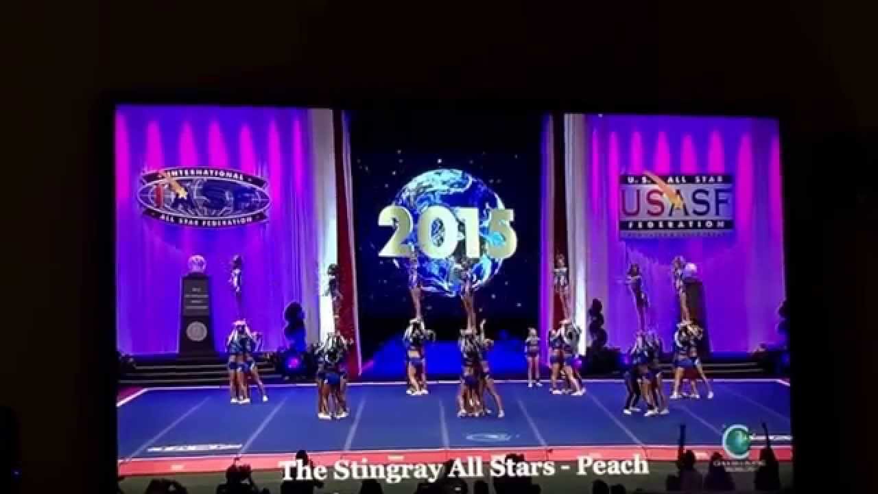 Stingray Allstars Peach -worlds day 2, 2015 - YouTube