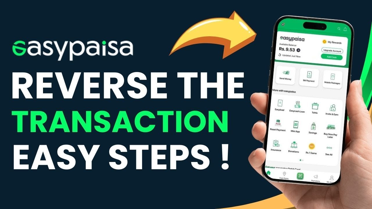 How to Reverse EasyPaisa Transaction - YouTube
