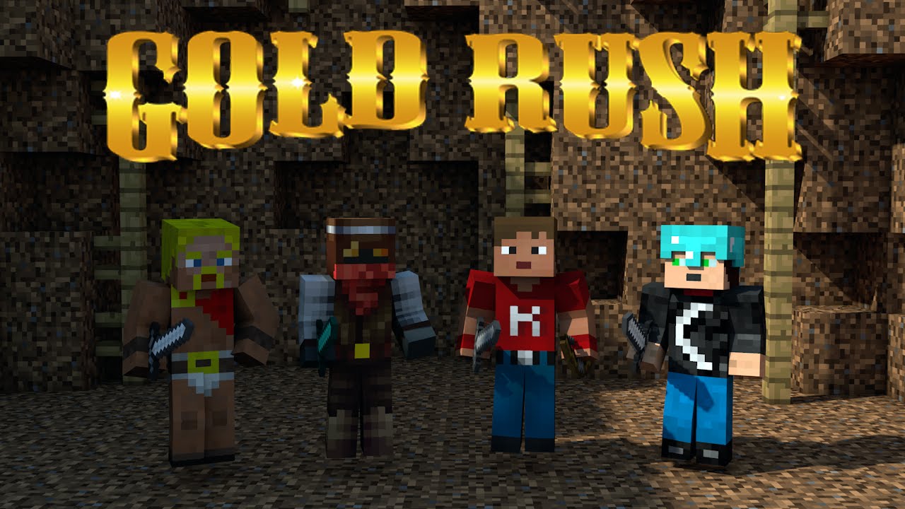Dansk Minecraft - Gold Rush: Kampen om GULDMINEN! - YouTube