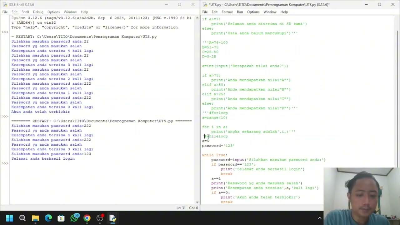 UTS Pemrograman Komputer - YouTube