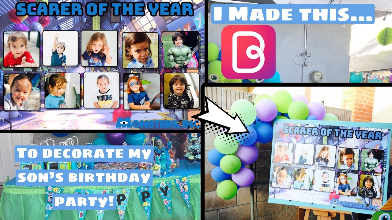 How to Make Scarer of the Month Monsters Inc Picture Collage for ...