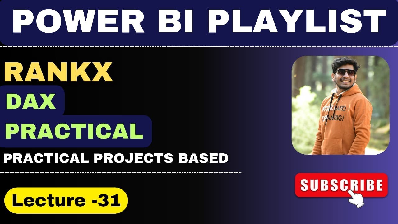 31. Power BI RANKX DAX Function 🔢 | Practical Tutorial with Real-Time Example - YouTube