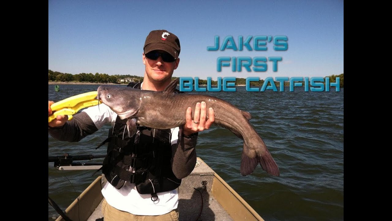 Jake's First Blue Catfish - YouTube