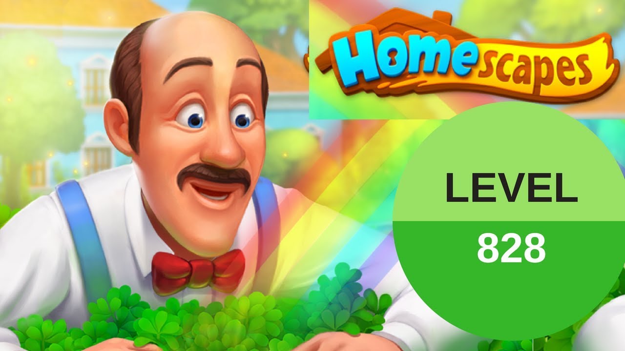 Homescapes Level 828 - How to complete Level 828 on Homescapes - YouTube