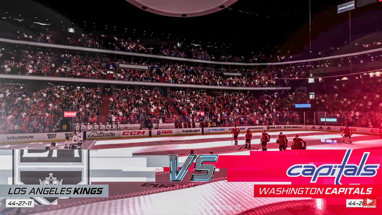 LA Kings vs Washington Capitals 10/22/2022 NHL 23 Gameplay - YouTube
