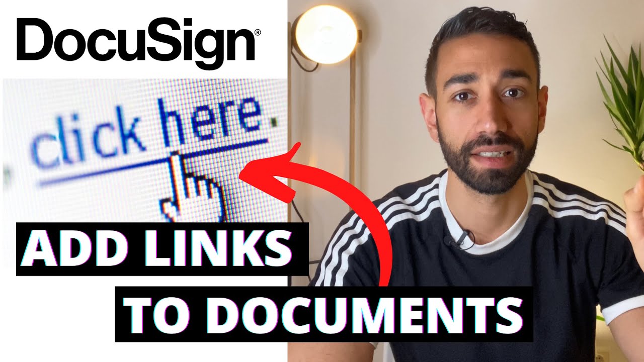 How To Add a HYPERLINK in Your DocuSign Documents - YouTube