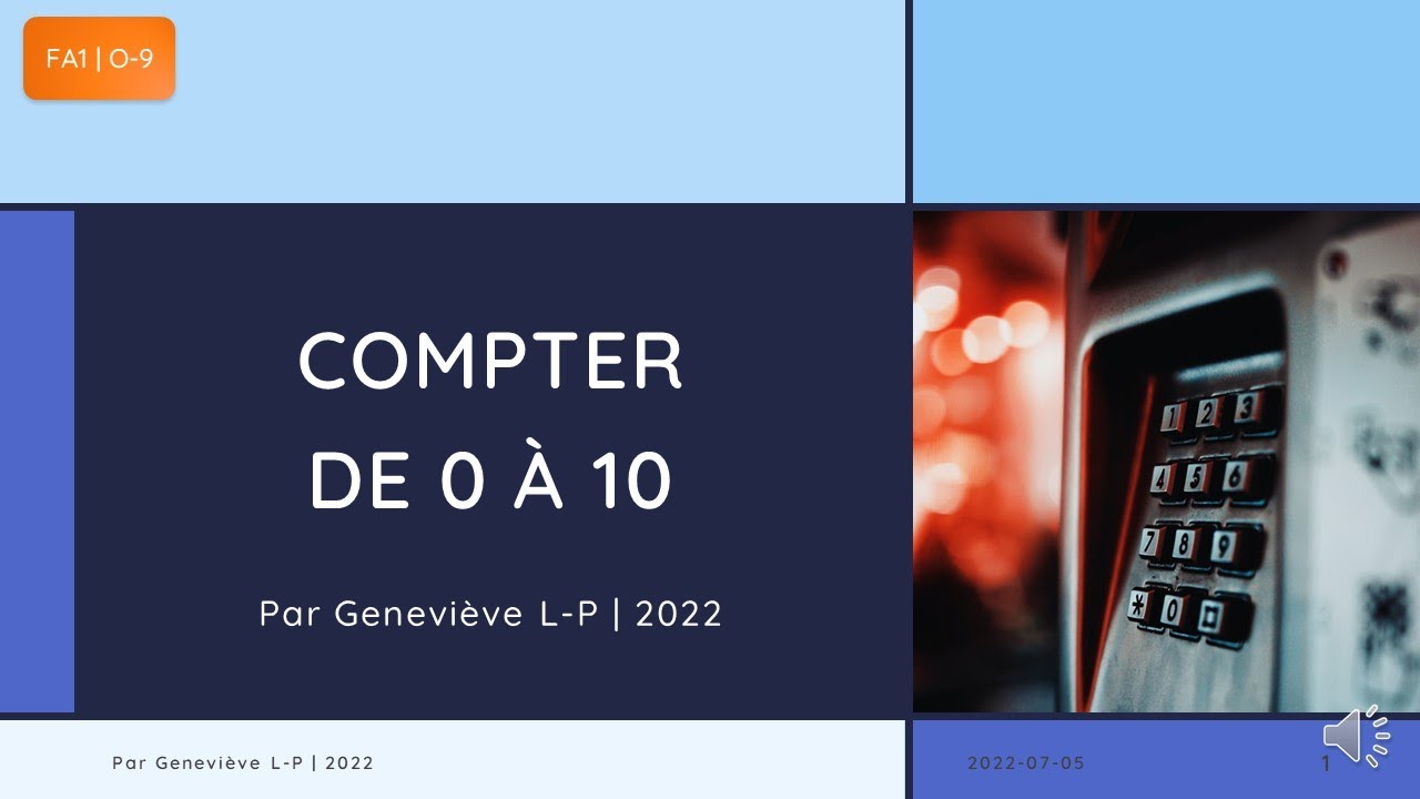 Compter de 0 à 10 (FA1 | O-9) - YouTube