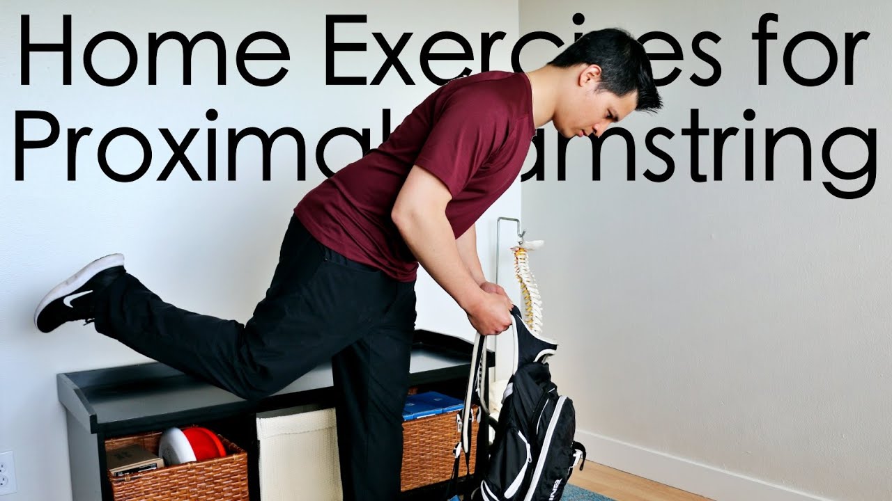 Proximal Hamstring Tendinopathy Exercises for Home - YouTube