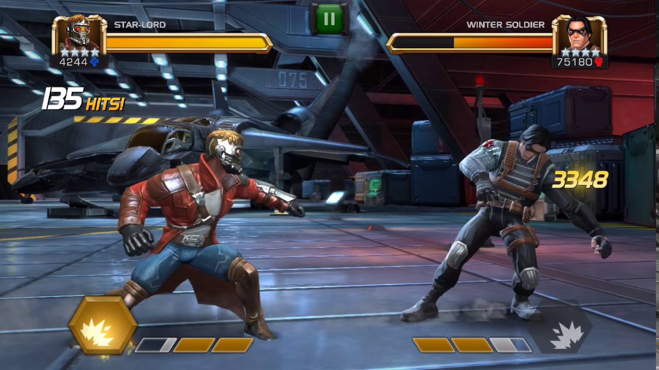Star Lord v Winter Soldier ROL- Contest of Champions - YouTube