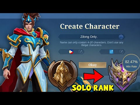 I Played Zilong Only From Warrior To Mythic