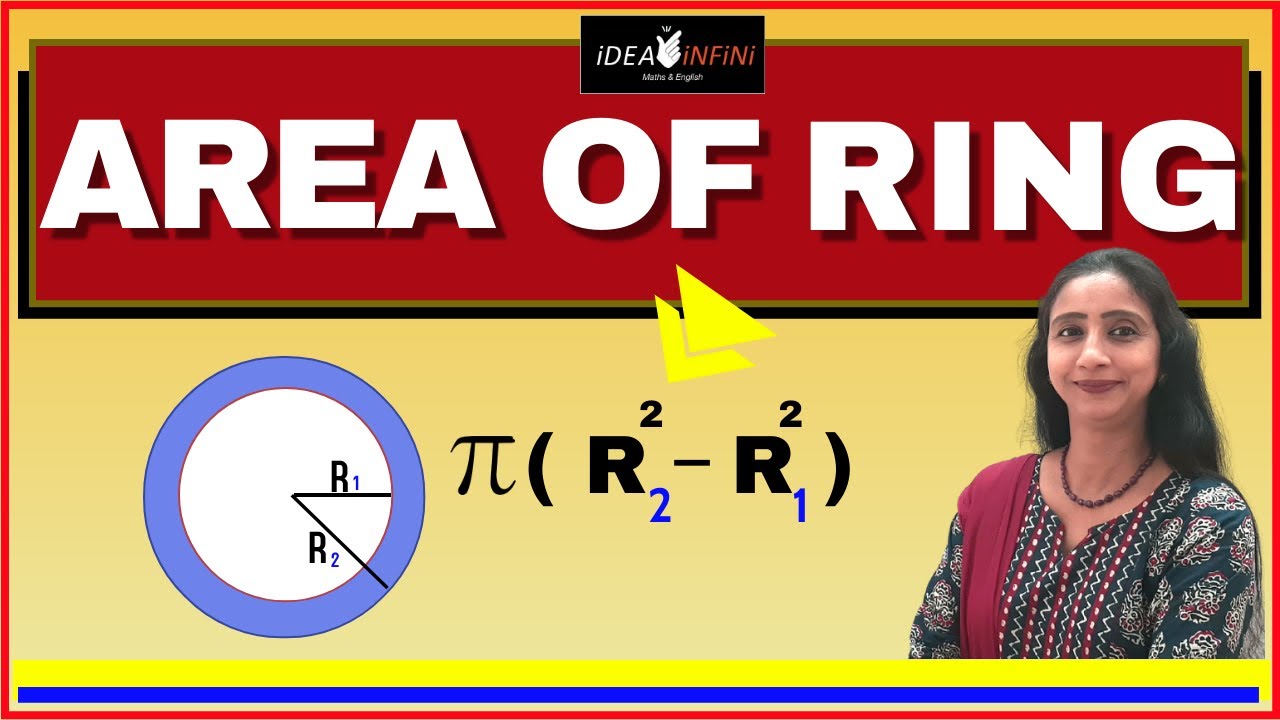 Area of Ring : Finding area between concentric circles - YouTube