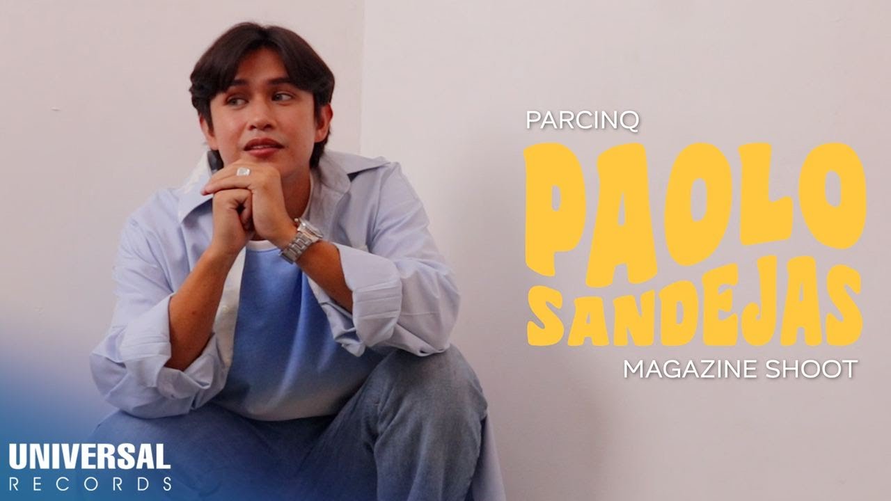 Paolo Sandejas - PARCINQ Magazine Shoot (Behind-The-Scenes) - YouTube