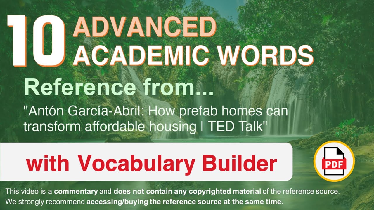 10 Advanced Academic Words Words Ref From How Prefab Homes Can