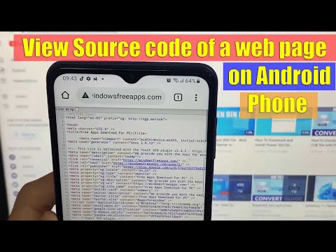 How to View Source code of a web page on Android Mobile | Google Chrome