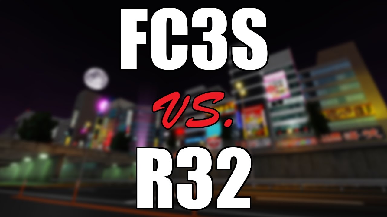 FC3S VS. R32 - YouTube