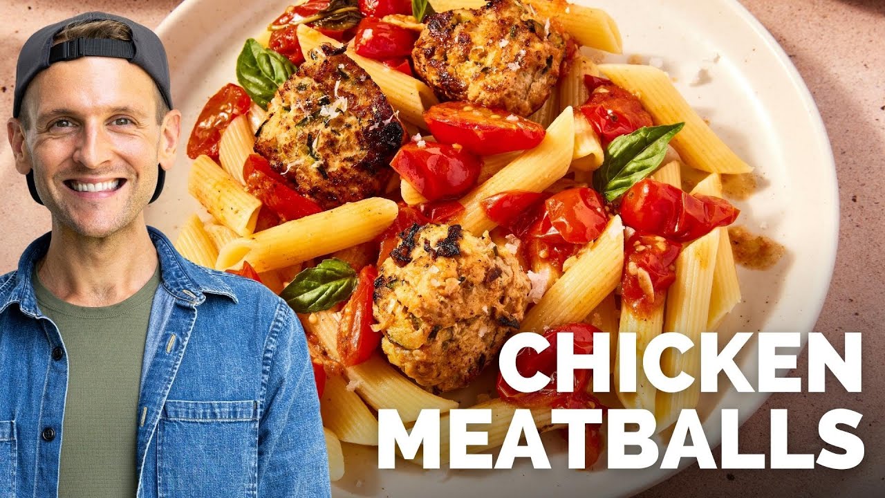 Chicken Zucchini Meatballs - YouTube