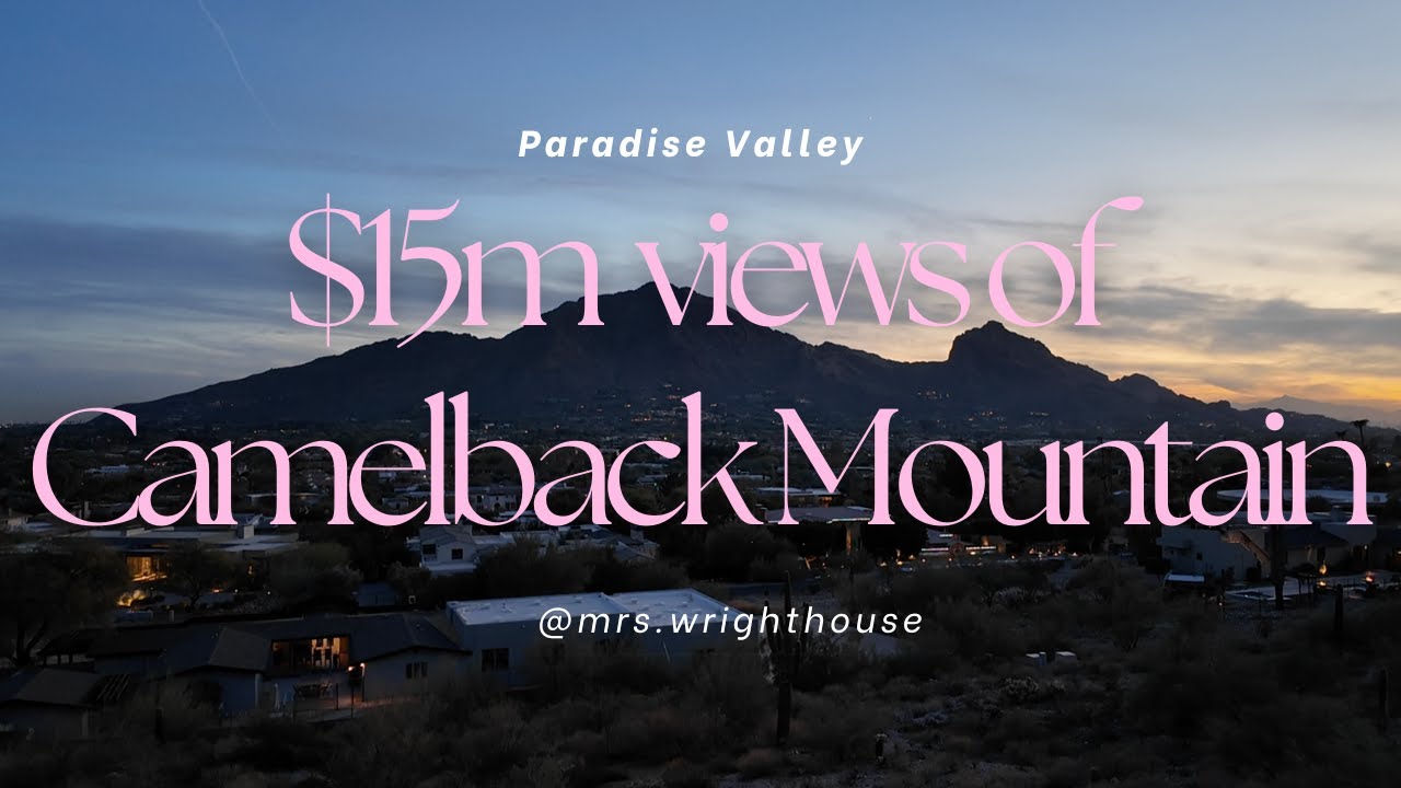 Mummy Mountain Mansion | FULL Camelback Mountain Views | For Sale $15m ...