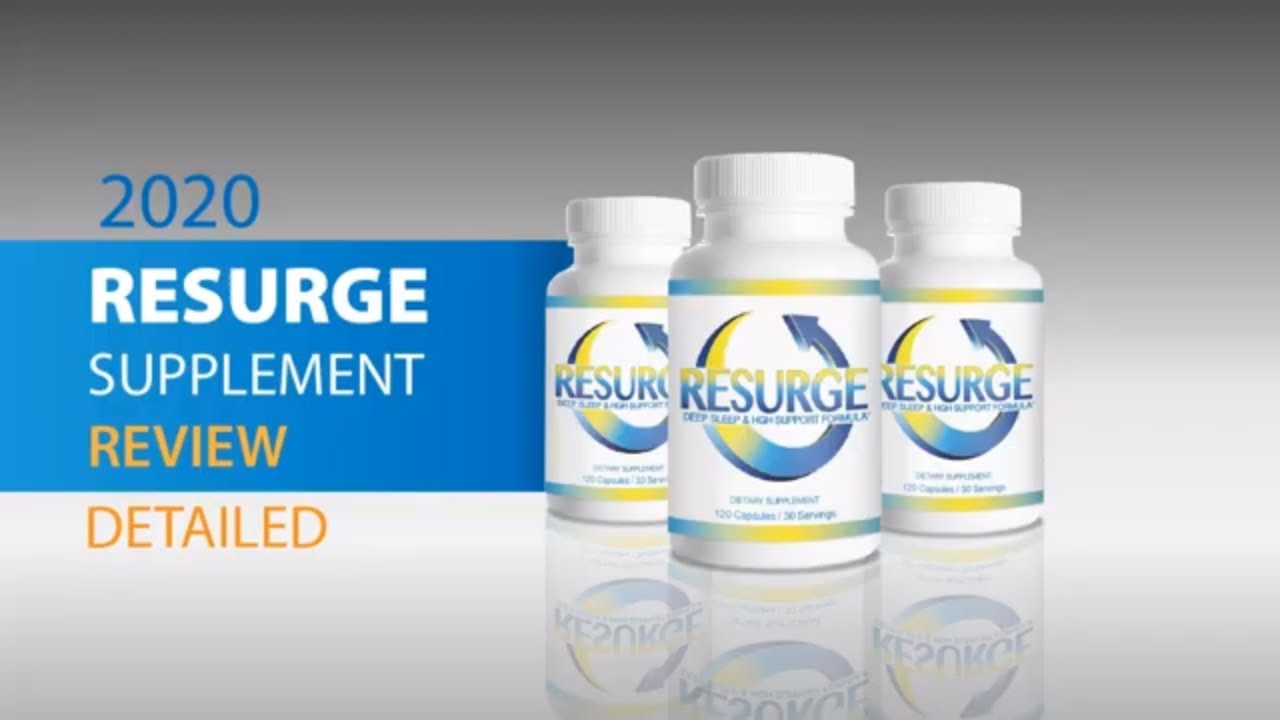 Resurge Sleep and Diet Supplement Review 2020 - YouTube