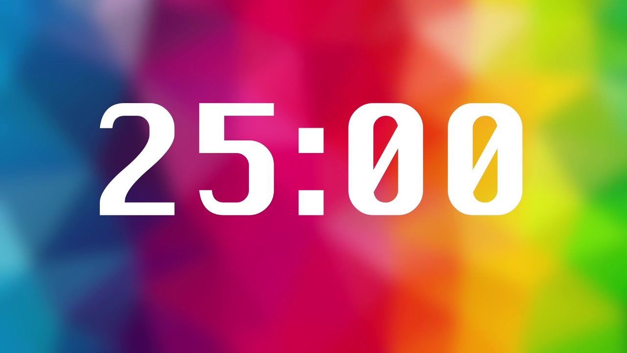 25 Minute Timer Countdown Alarm ⏰ - YouTube