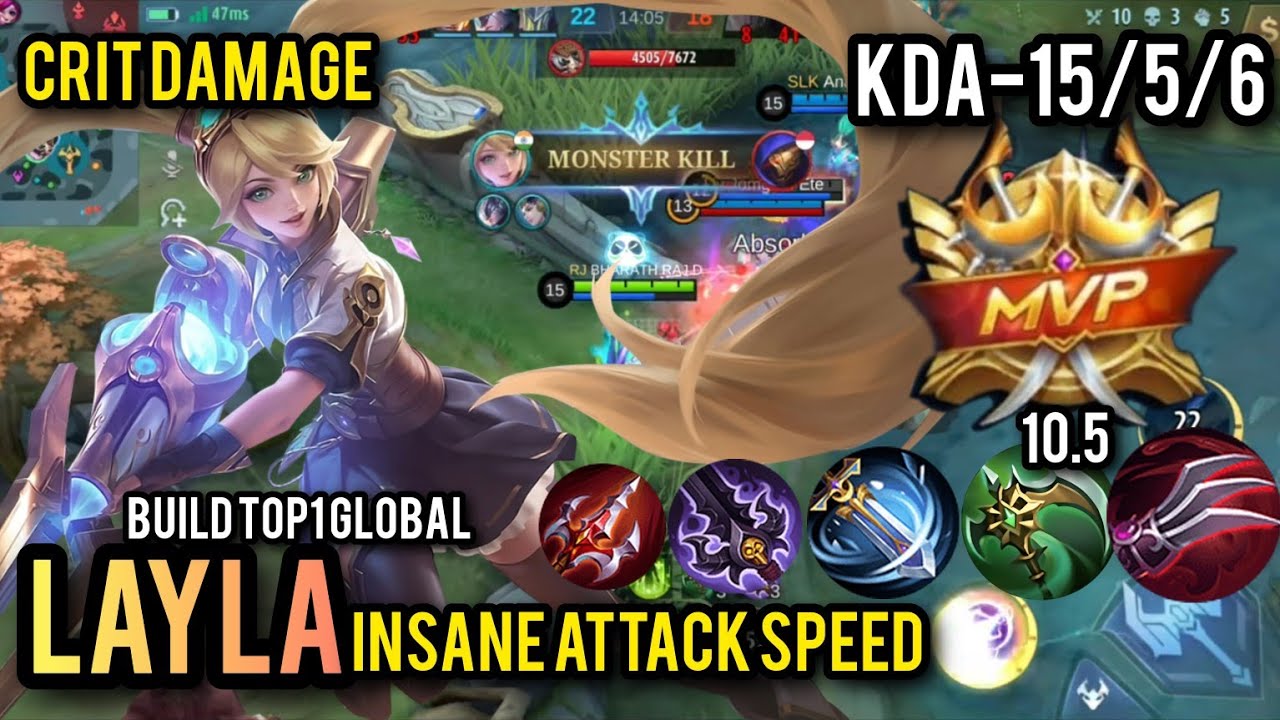 Layla insane true damage&attack speed #mlbb #layla #youtube - YouTube