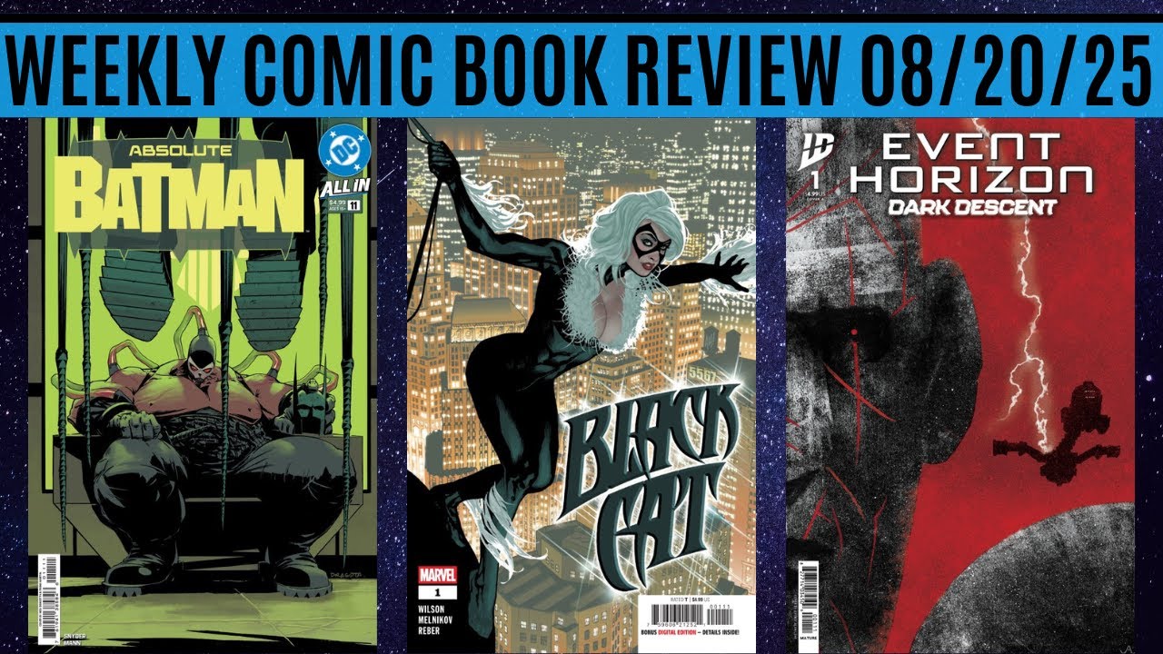 Weekly Comic Book Review 08/20/25 - YouTube