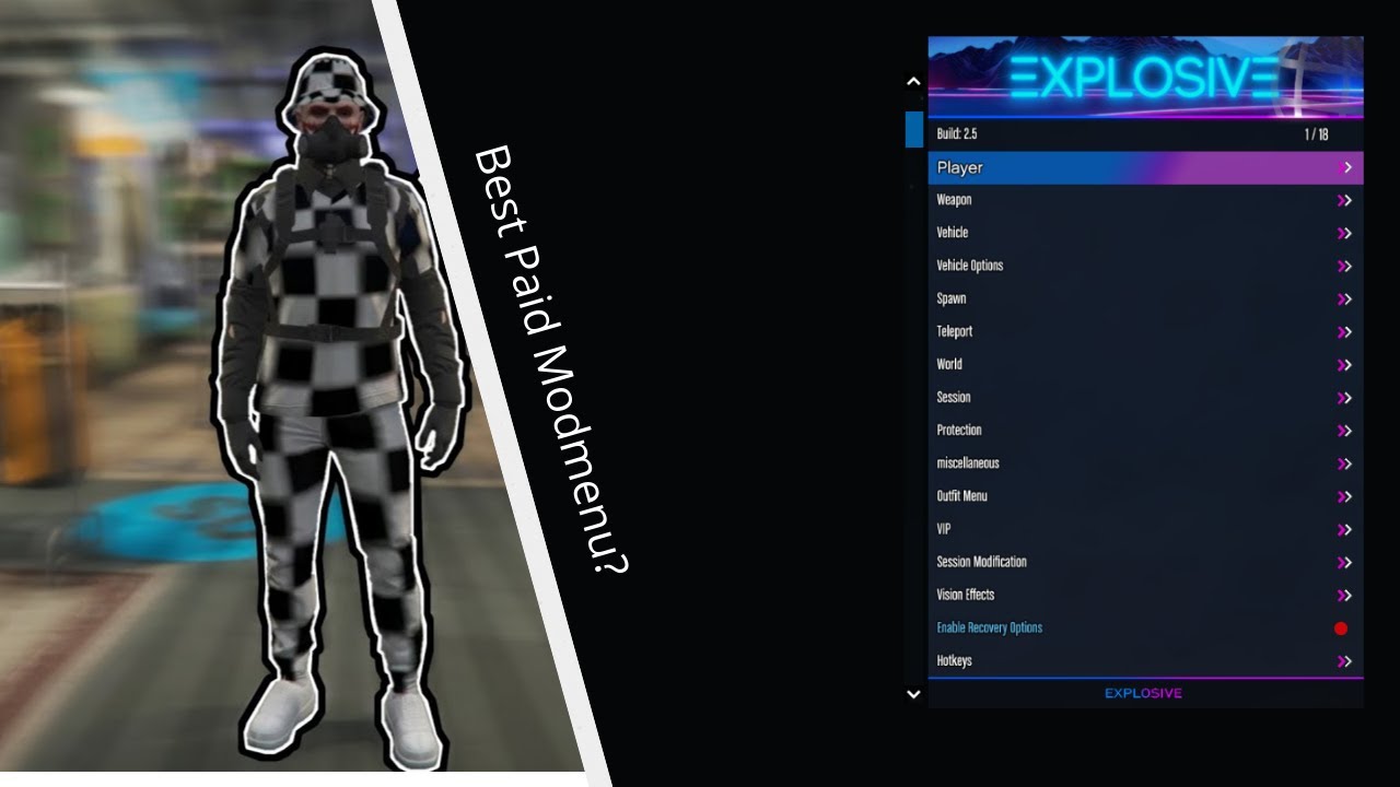Explosive Mod Menu Showcase (PAID) (GTAV) (PC) - YouTube