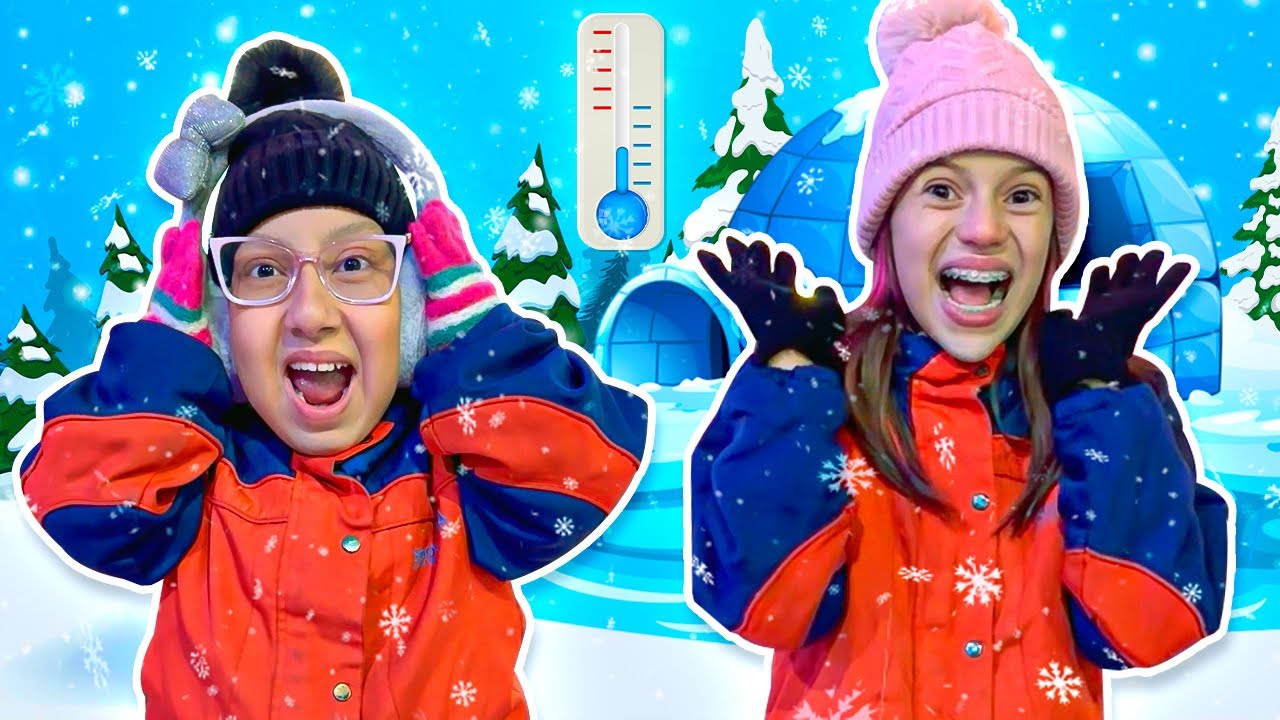 Maria Clara em uma aventura divertida na neve - Família MC Divertida ...