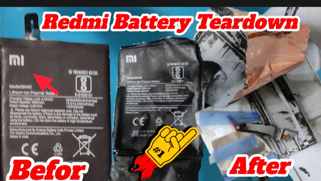 Mi Battery Teardown /Redmi Battery Full Open/Lithium Battery Total ...