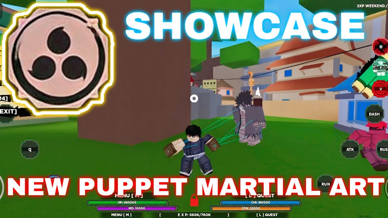 New Puppet Martial Art Showcase in Shindo life | #opmagic #shindolife # ...