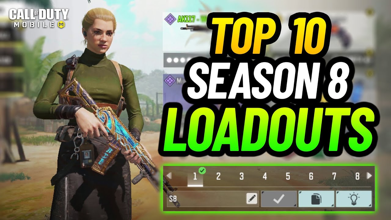 Top 10 Best Guns Loadouts in Season 8 CODM - Train to Nowhere - YouTube