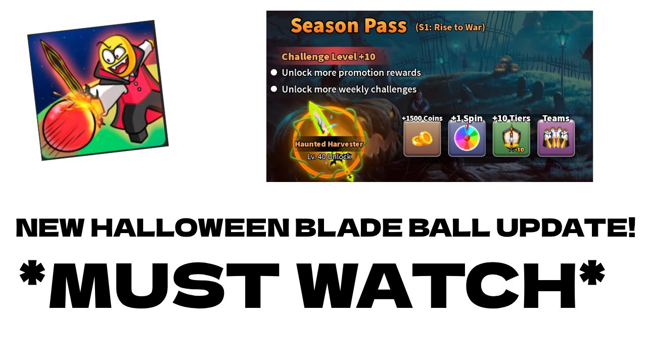 Everything New in The Halloween Blade Ball Update! *MUST WATCH* - YouTube
