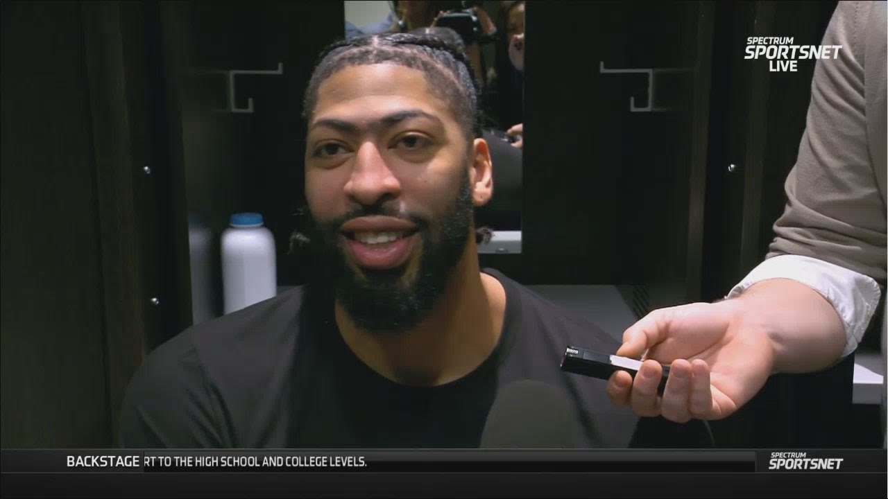 Anthony Davis Postgame Interview | Los Angeles Lakers dominate ...