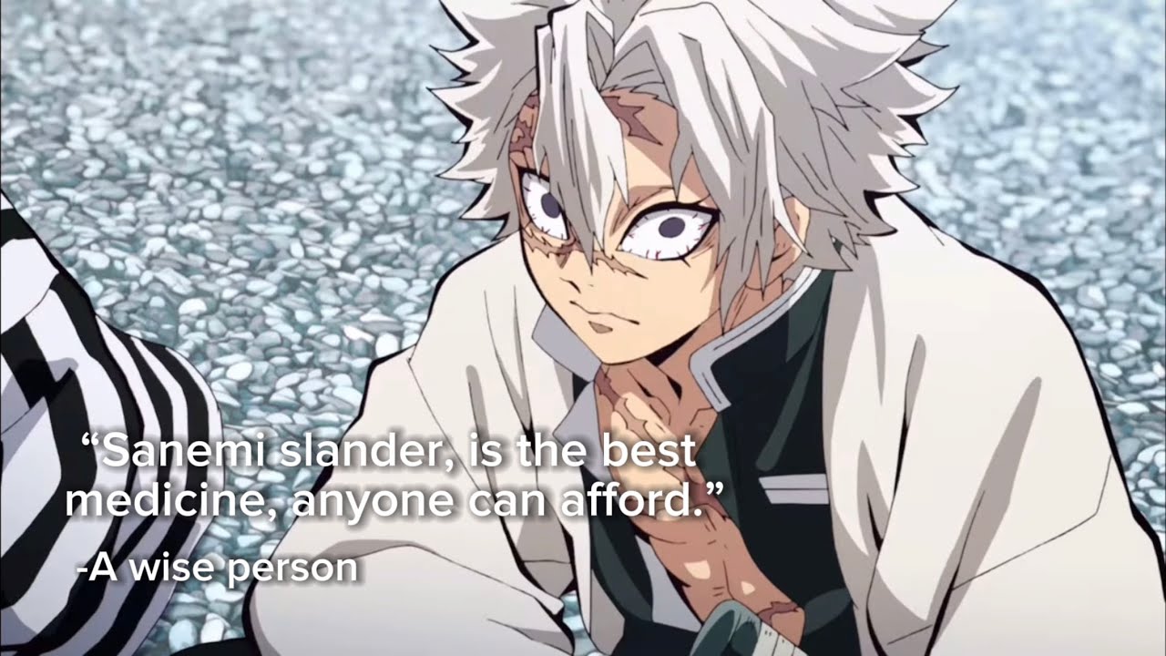 Appreciating (slandering) Sanemi for nearly 2 and a half minutes ...