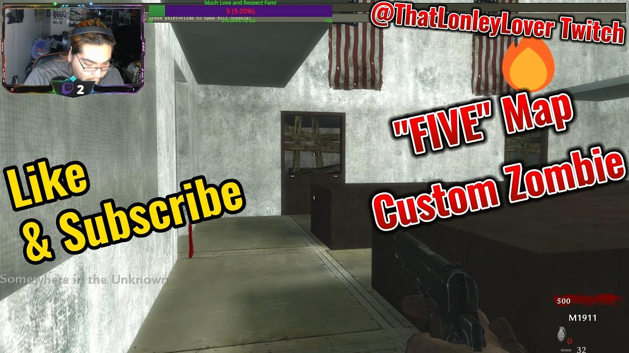 Custom Zombies Solo Five Map Custom Zombies - YouTube