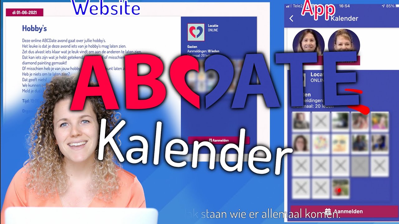 Hoe werkt de ABCDate Kalender? - YouTube