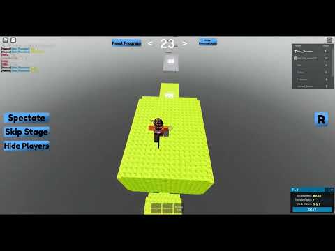 Thunder's Troll Jump Per Difficulty Chart Obby - Nerfed