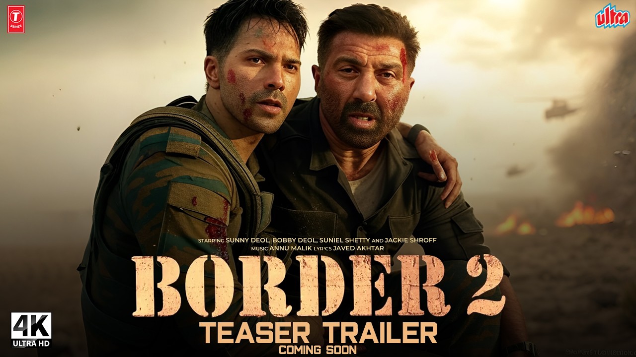 BORDER 2 - Hindi Trailer | Sunny Deol, Varun Dhawan, Diljit Dosanjh ...