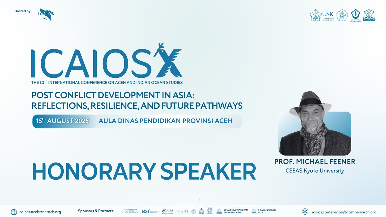 Honorary Speaker | Prof. Michael Feener - YouTube