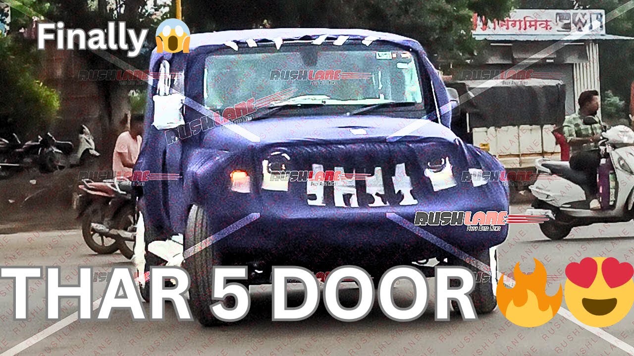 Finally Thar 5 Door 😱🔥| Production Ready | Thar 5 Door In 3 Colours ...