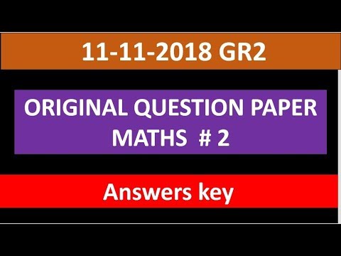Group 2 answer key #2 - YouTube