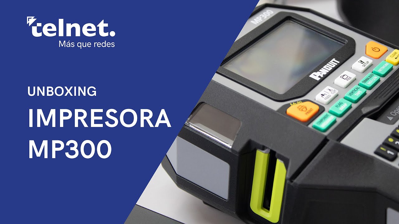 Unboxing MP300 Panduit - YouTube