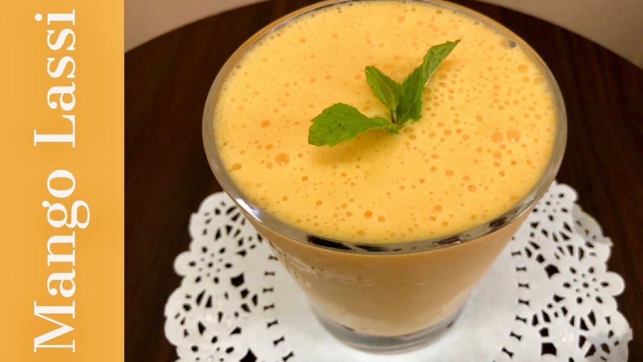 Mango lassi Restaurant style..আমের লাচ্ছি - YouTube