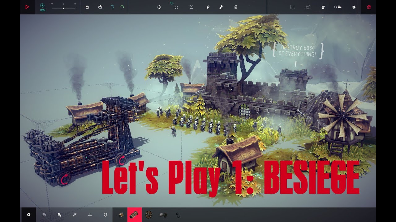 Let's Play 1: BESIEGE, Gameplay - YouTube