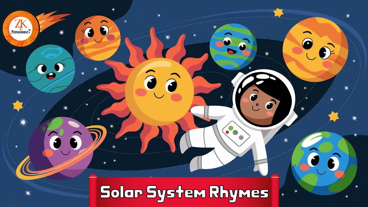 Solar System || English Rhymes & Nursery Rhymes || Baby Songs ...